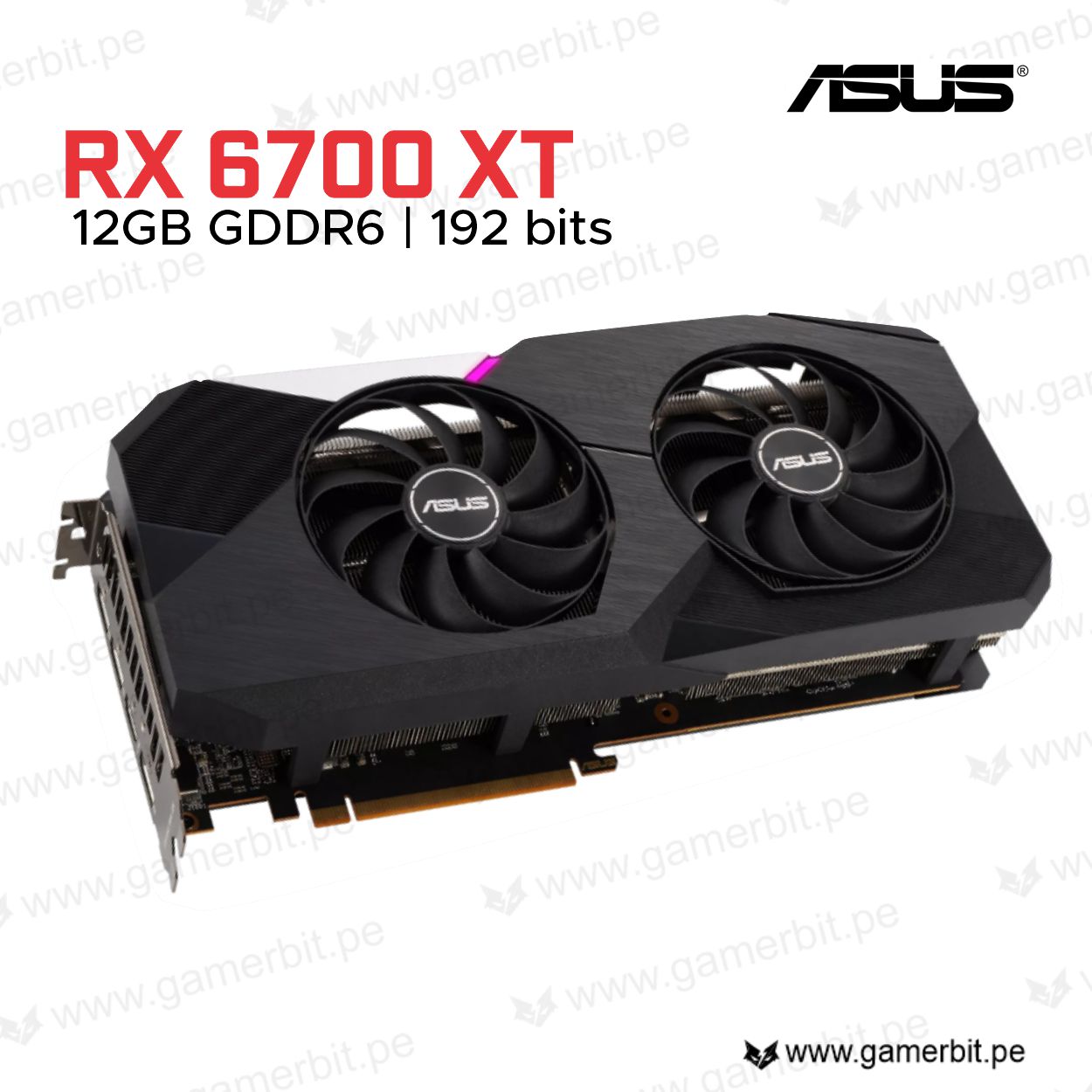 ASUS DUAL RADEON RX 6700 XT OC 12GB GDDR6 | Gamerbit