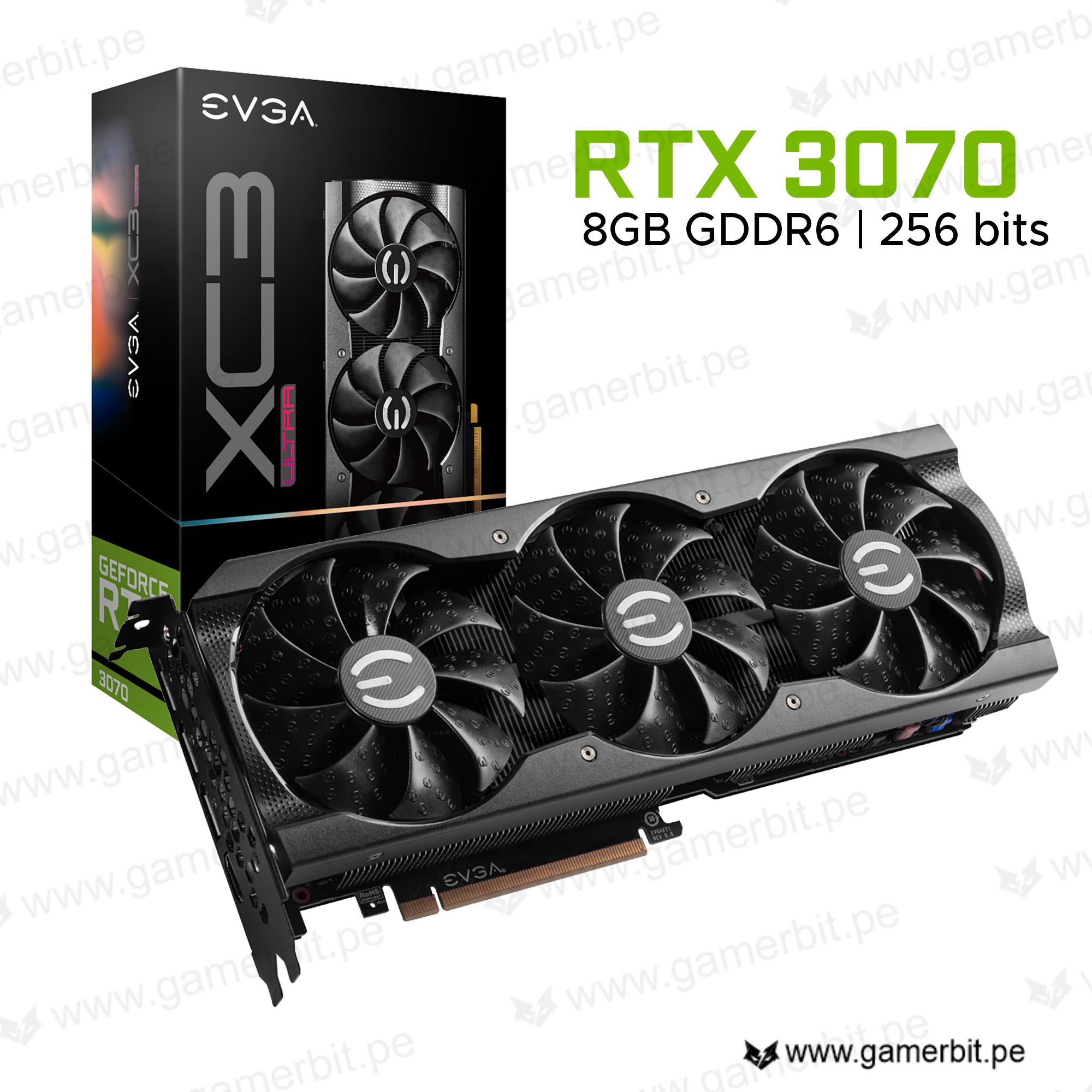 EVGA GeForce RTX 3070 XC3 ULTRA GAMING LHR 8GB GDDR6 | Gamerbit