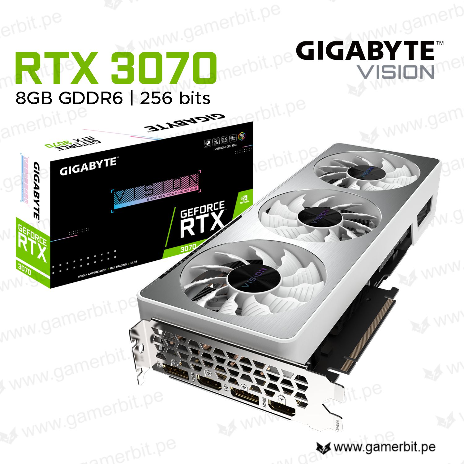 Gigabyte GeForce RTX 3070 VISION OC 8GB GDDR6 | Gamerbit